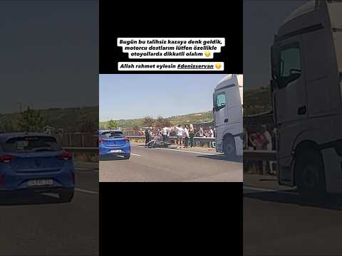 Deniz servan kaza görüntüsü