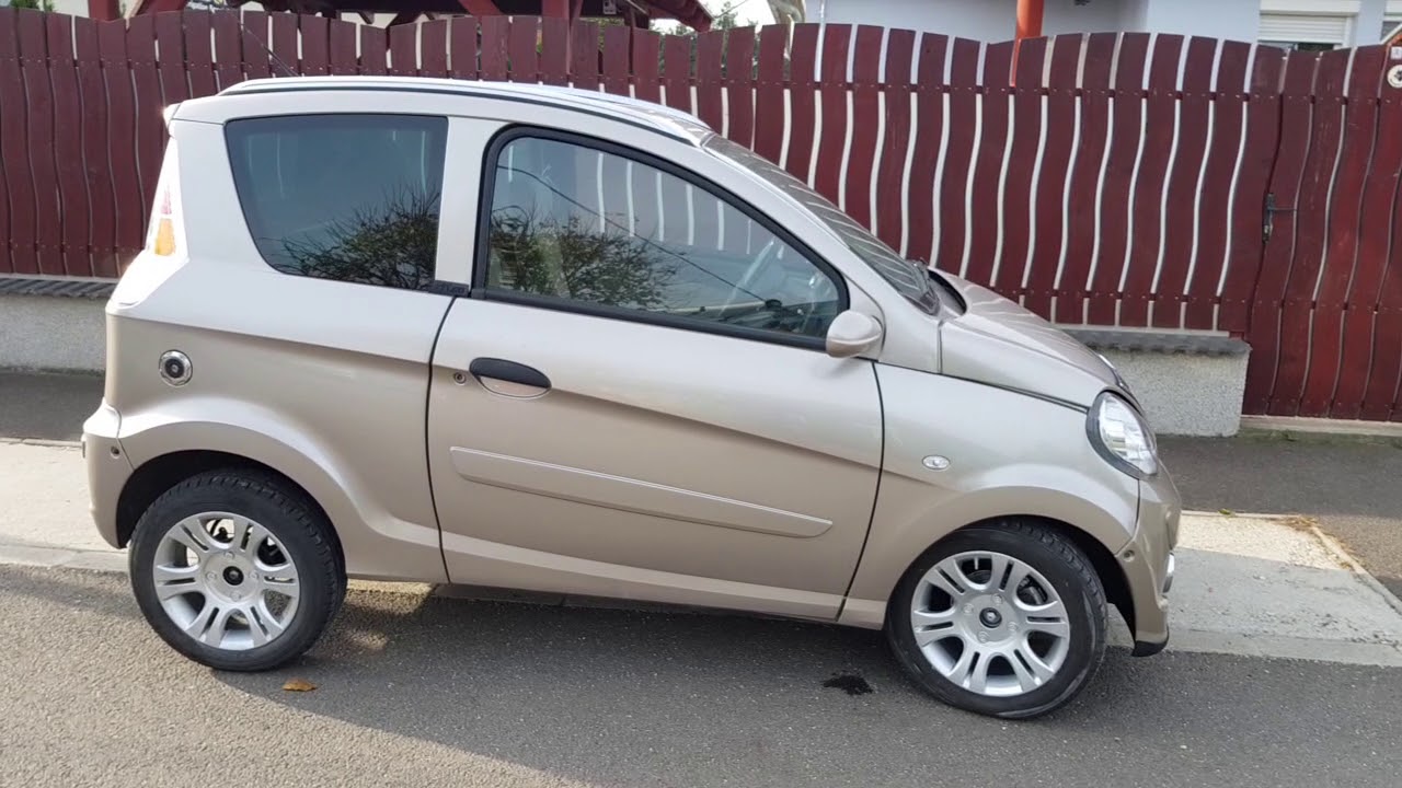 Microcar mopedautó - YouTube