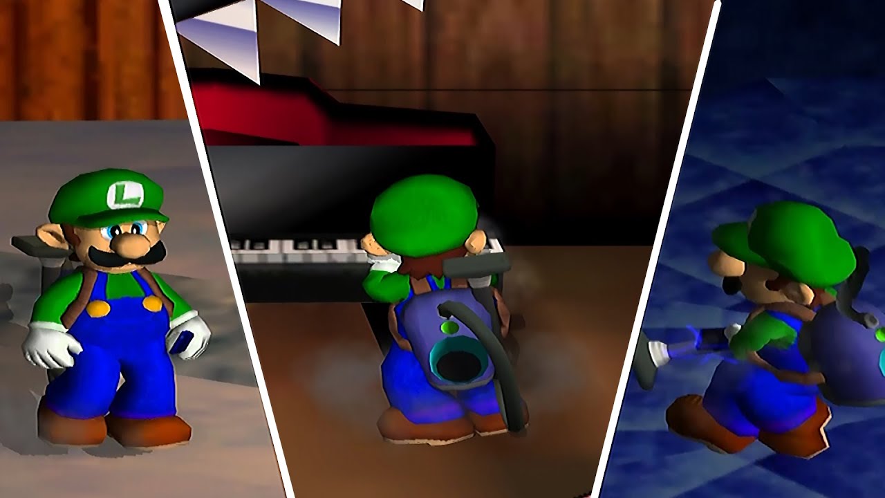 SM64 on LUIGI'S MANSION - Project Reality (Luigi's Mansion Mod) - YouTube