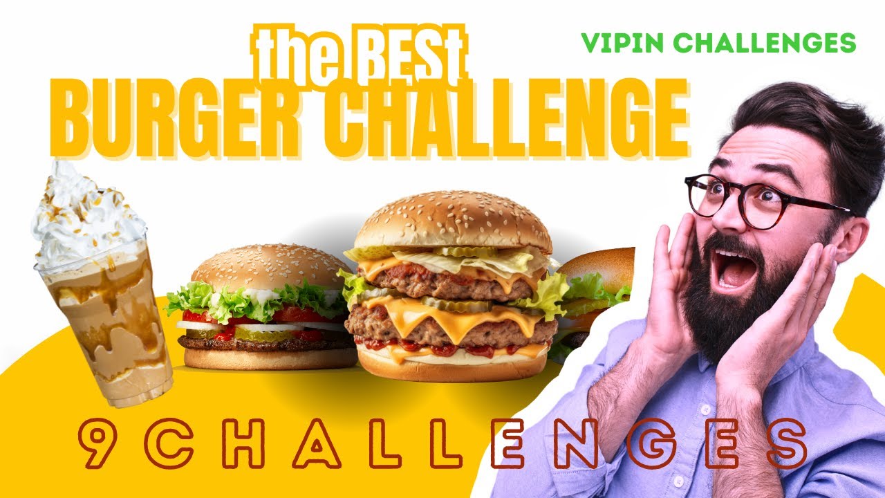 Fastest Burger Challenge - Can You Eat This In 1 Minute? - YouTube