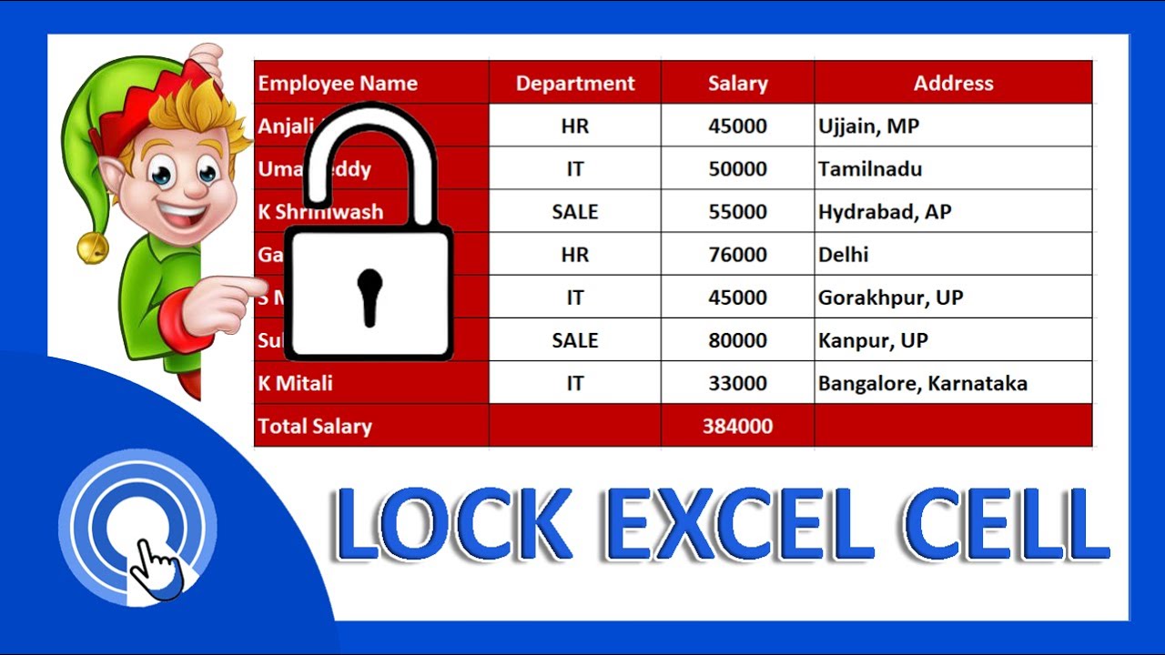 Lock Particular Cell In Excel In Hindi How To Lock Individual Cells And Protect Sheets In Lock Particular Cell In Excel In Hindi How To Lock Individual Cells And Protect Sheets In