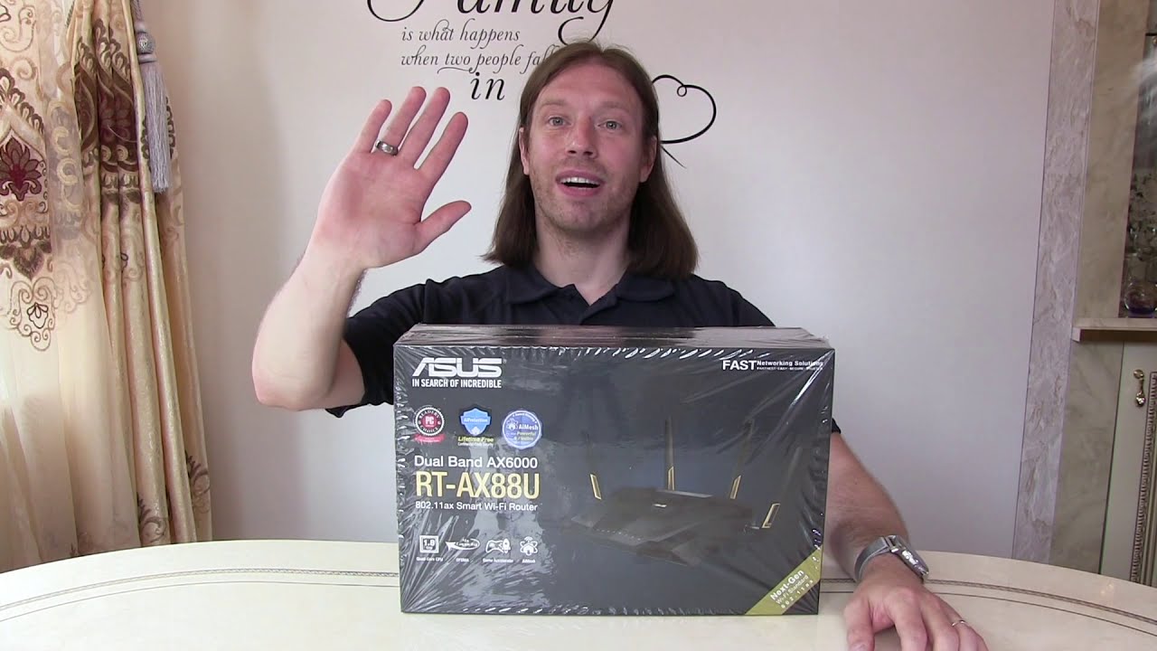 Asus RT-AX88U router, Unboxing, Setup and review - YouTube
