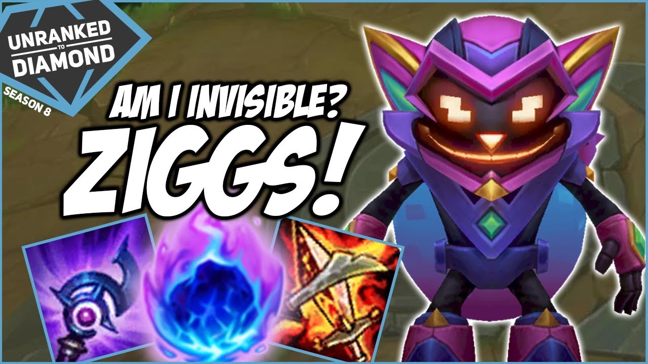 AM I INVISIBLE ON ZIGGS? - Unranked to Diamond - Ep. 140 | League of ...