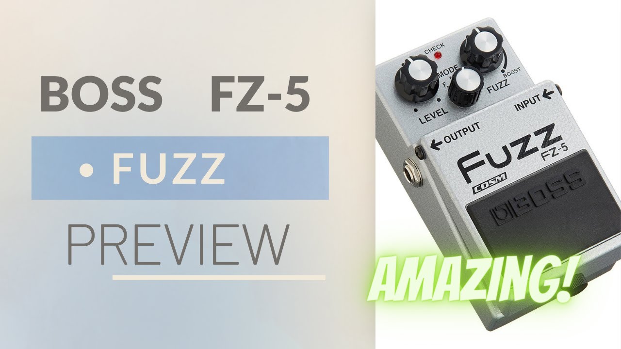 BOSS FZ-5 | FUZZ | Teaser - YouTube