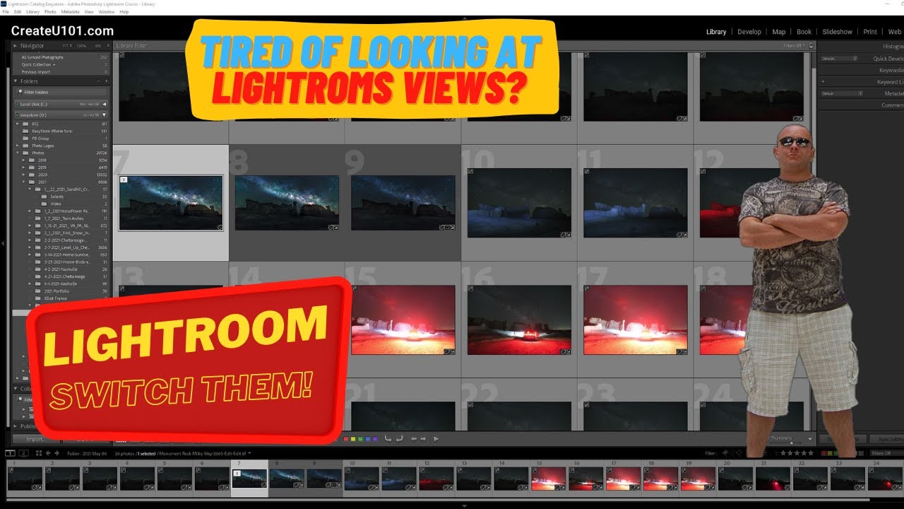 Switching Views In Lightroom Classic - YouTube