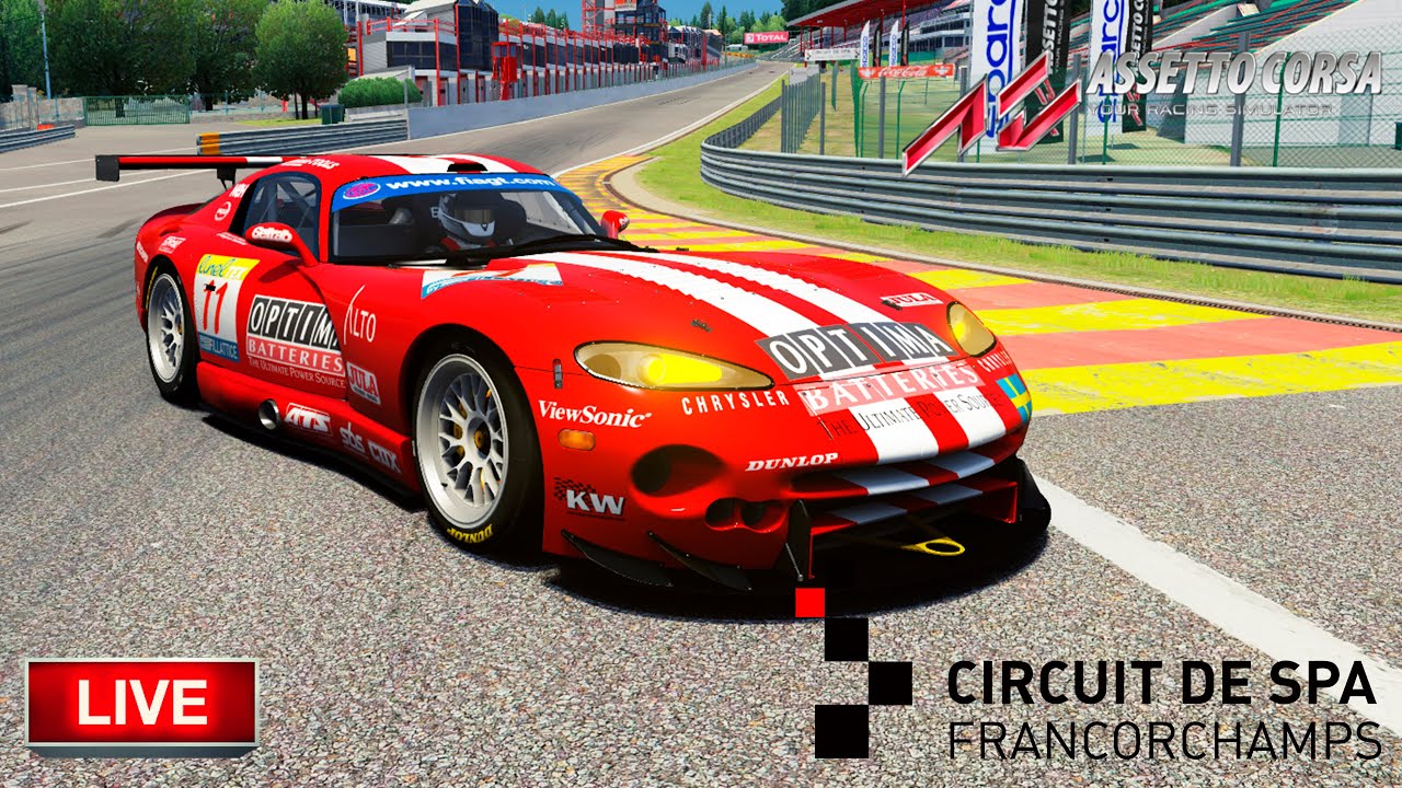 4Fun - SWOT Racer - Dodge Viper GTS-R GT1 - Spa Francorchamps - YouTube