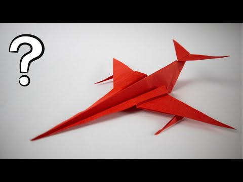 Como hacer un avión de papel caza de combate | JET Fighter  🔥