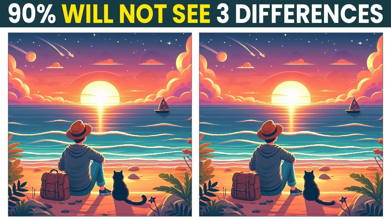Spot the Difference: Fun Challenge! Test Your Skills! - YouTube