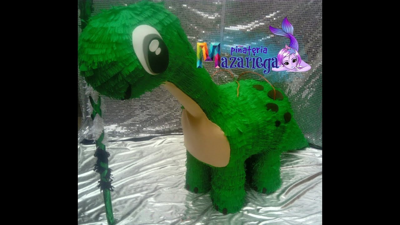 Piñata de dino bebe - YouTube