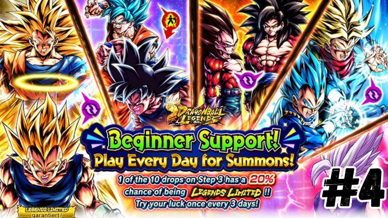 💎 Summons Beginner Support #4 - DRAGON BALL LEGENDS / DBL - YouTube