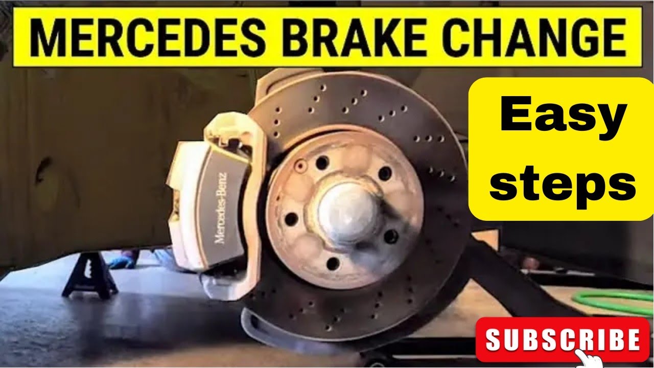 how to change mercedes rear brakes and rotors| mercedes Benz rear ...