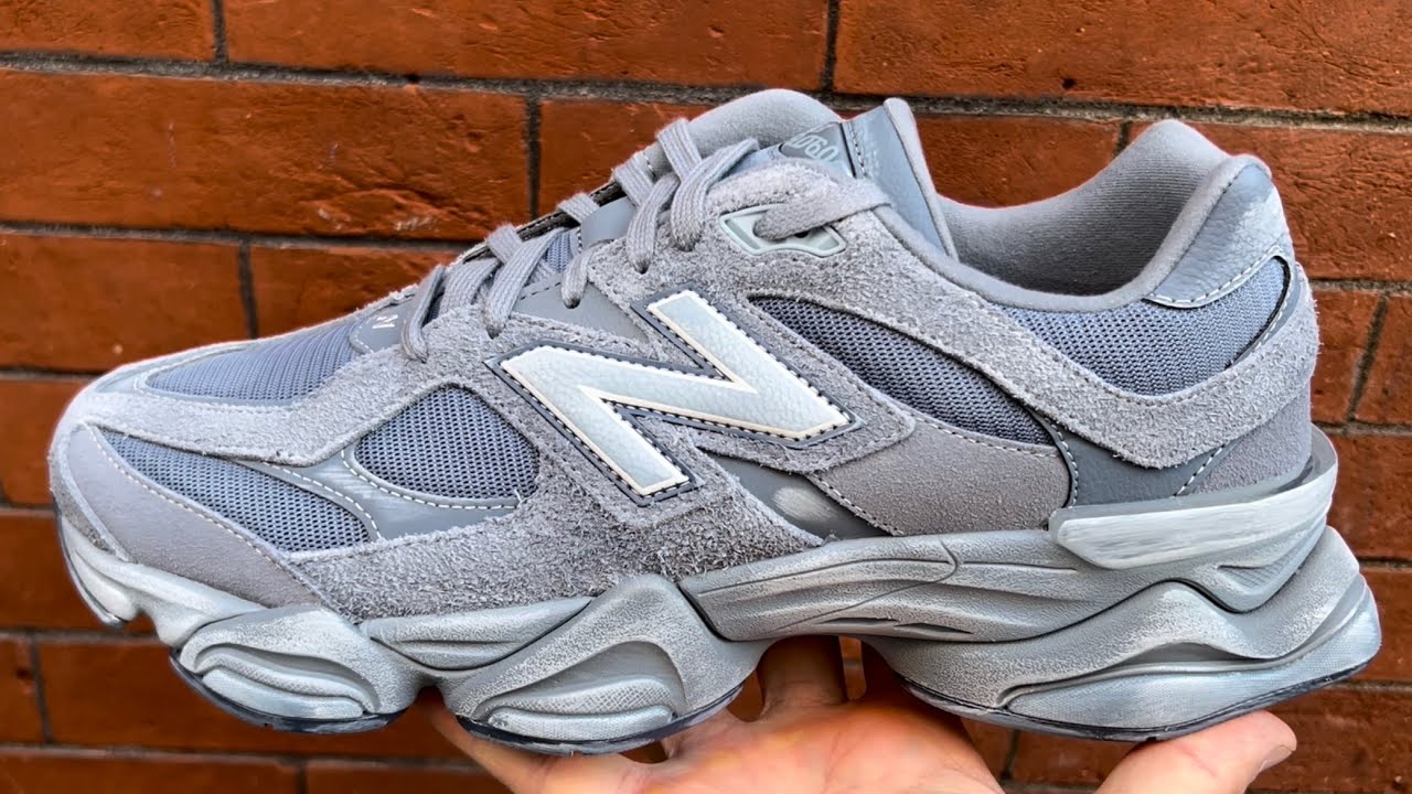 New Balance 9060 Washed Blue Suede Shoes - YouTube