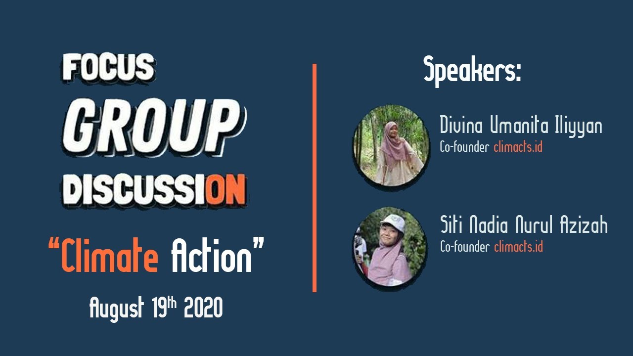 Focus Group Discussion : Climate Action (recorded) - YouTube