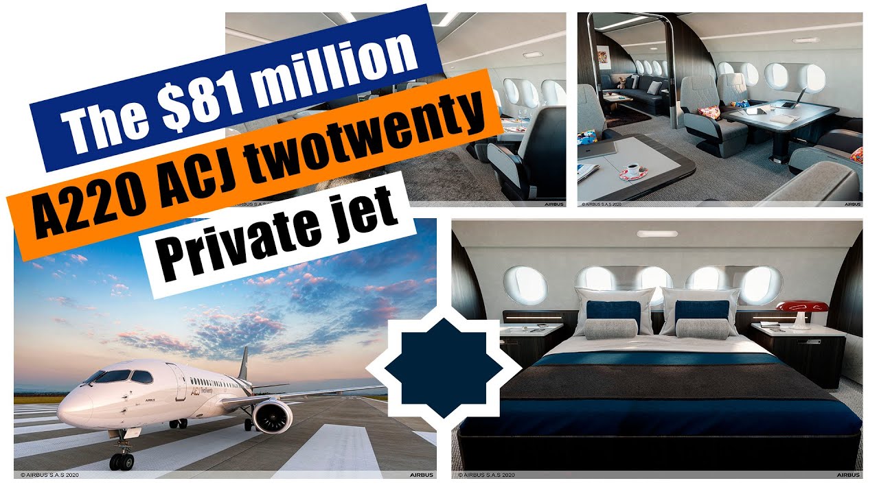 Take a look inside $81 million A220 twotwenty luxurious private jet in ...