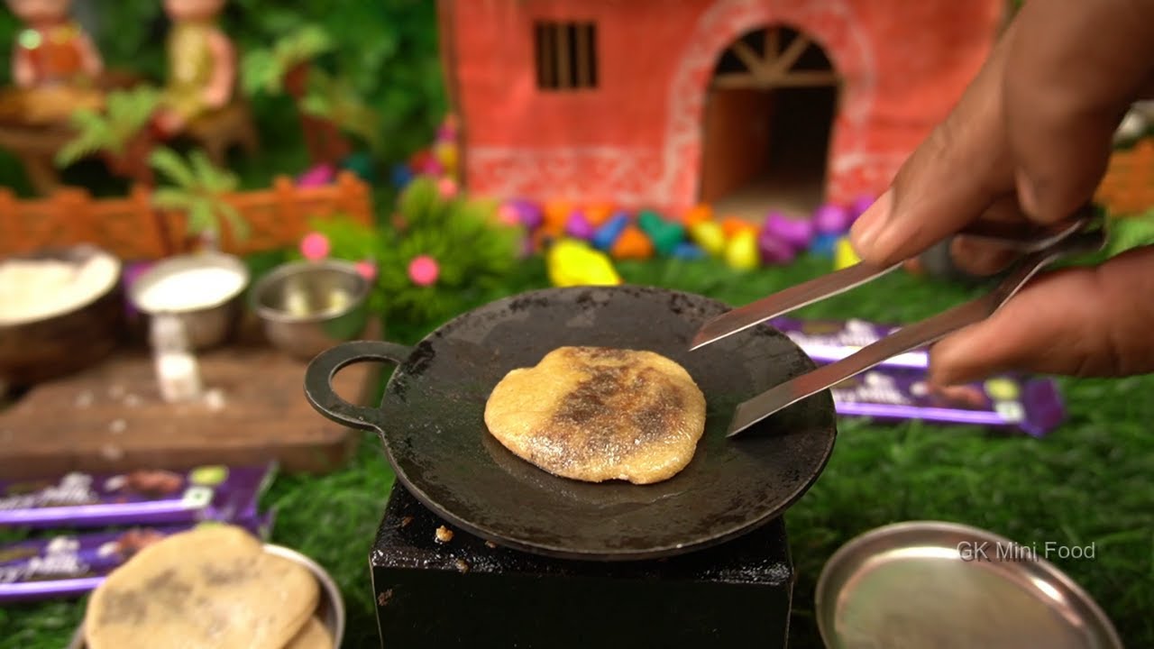 Mini Chocolate Chapati || Tiny Chocolate Chapati || Chocolate Chapati ...