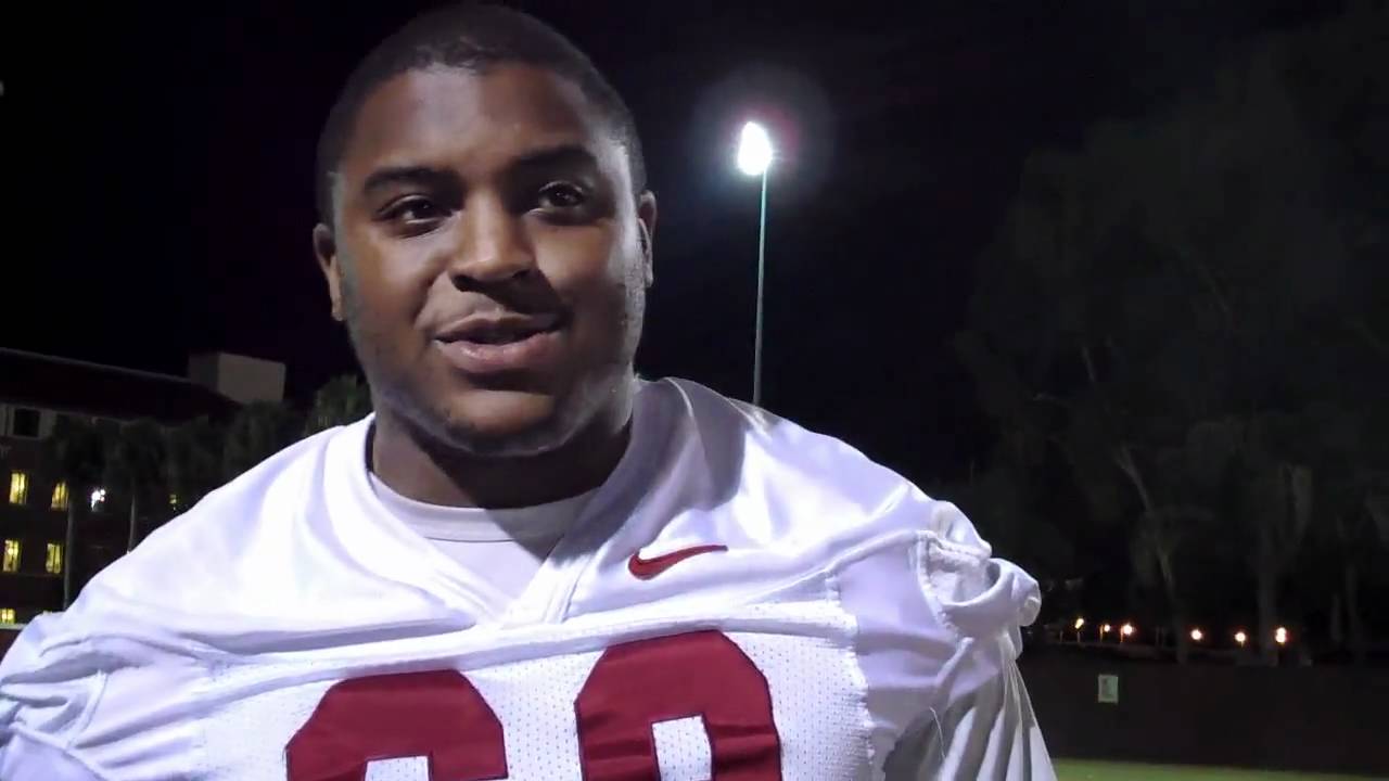 ESPNLosAngeles.com: USC offensive guard Butch Lewis talks about his hip ...