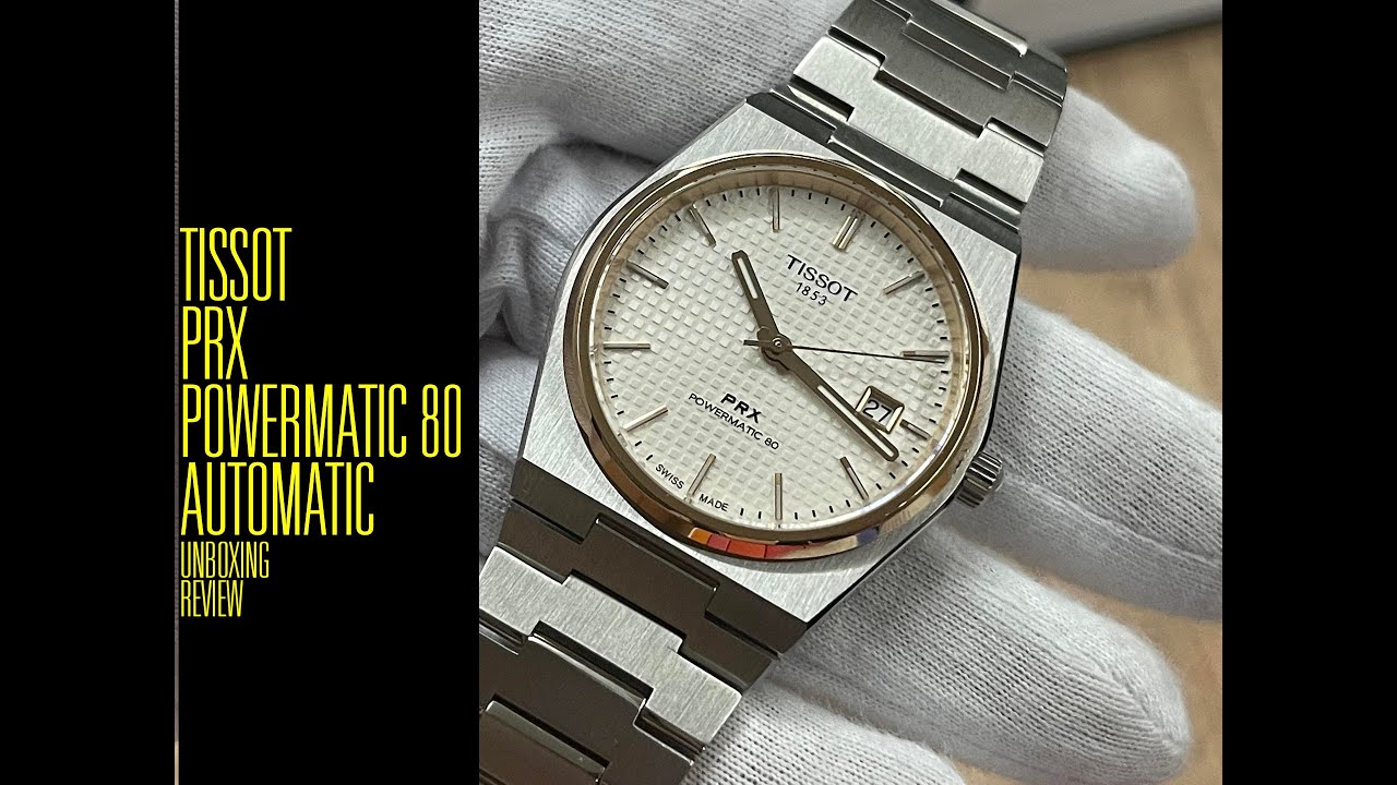 Tissot PRX Powermatic 80 Automatic T137.407.21.031.00 Watch | Unboxing e Review | Valjoux ...