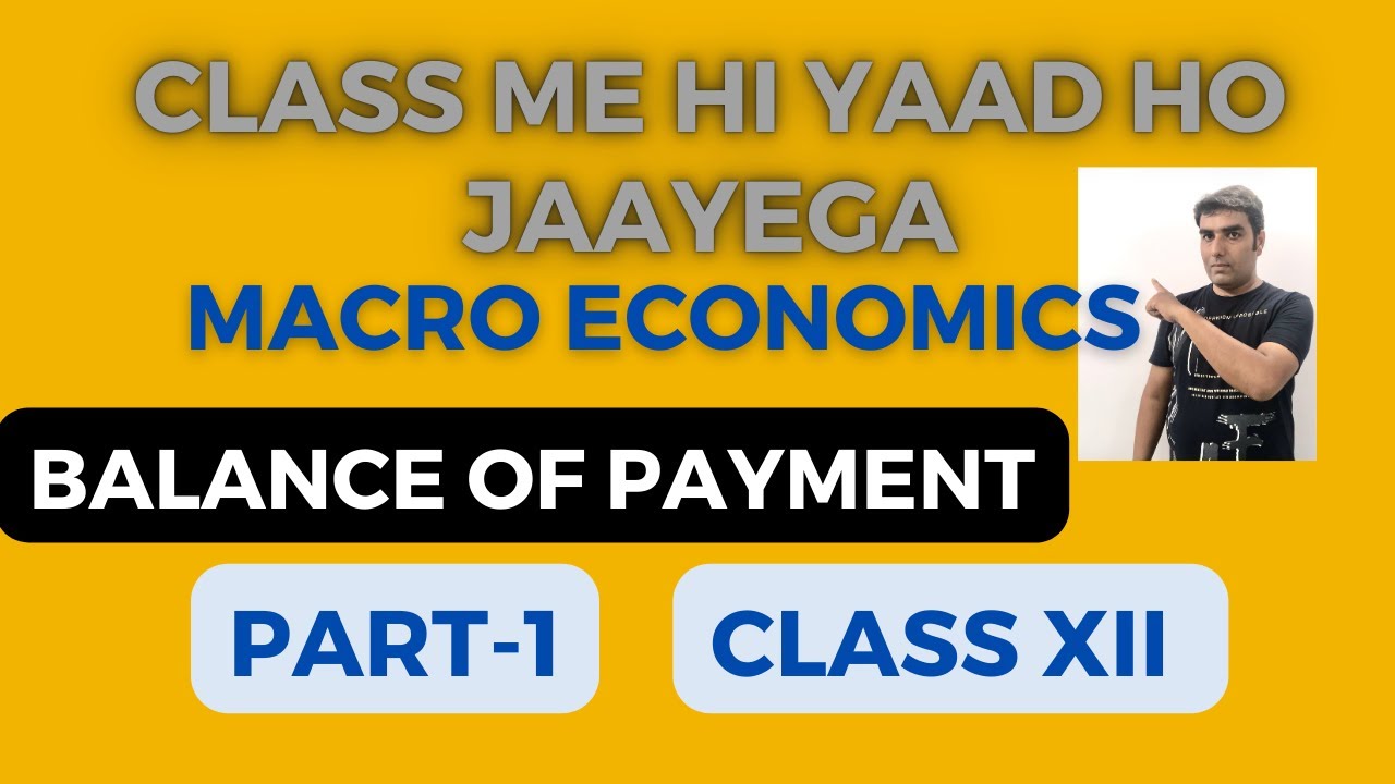 Balance of payment class 12 || BOP CLASS12 - YouTube