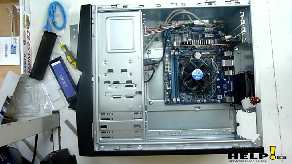 Montaje completo de un PC - YouTube