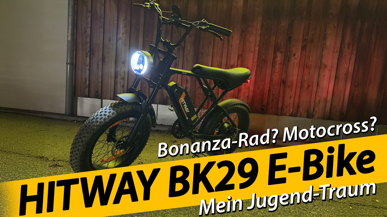 Hitway BK29 Test: Retro Bonanza / Moped-Style E-Bike im Check 🚲⚡️ ...