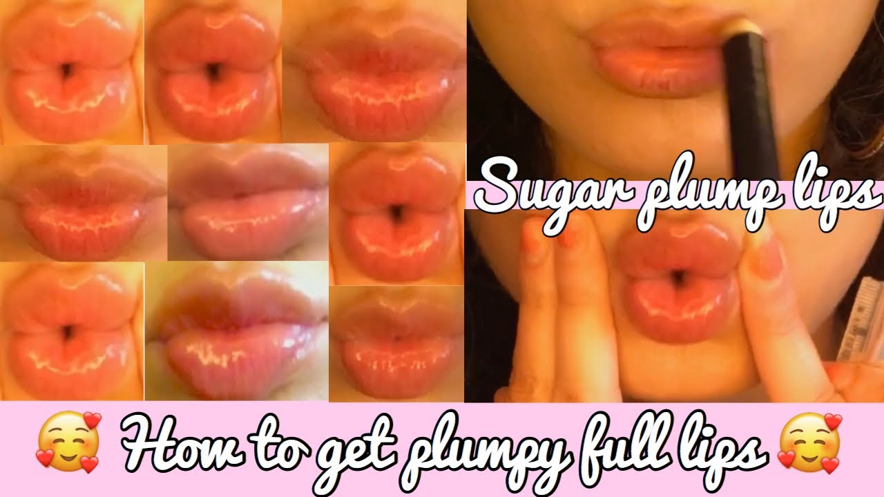 How To Get Big Pink Plumpy Lips - YouTube