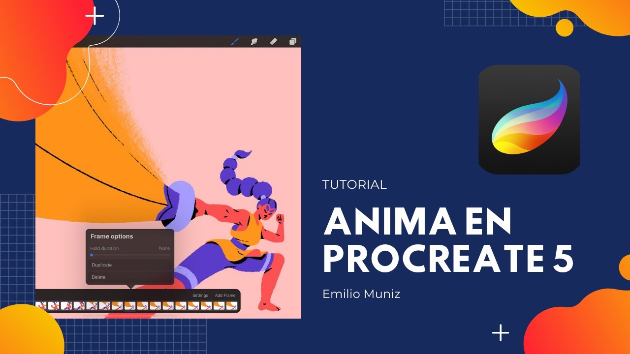Como animar en el iPad con Procreate 5 X - tutorial. - YouTube