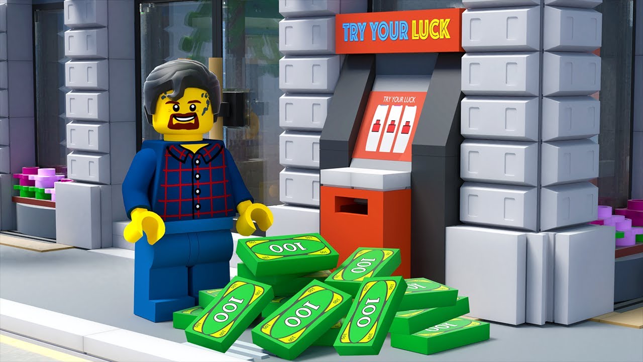 LEGO Arcade Game - Lucky Homeless - YouTube
