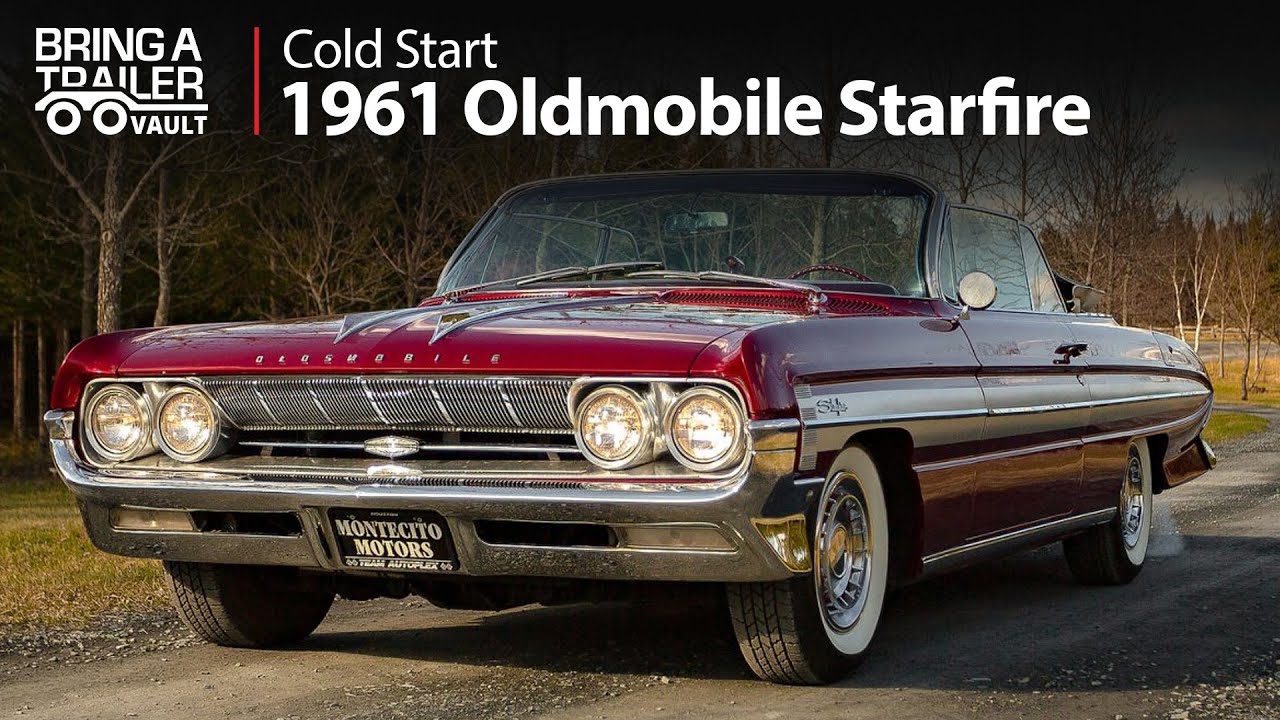 1961 Oldsmobile Starfire Cold Start | bring a Trailer - YouTube