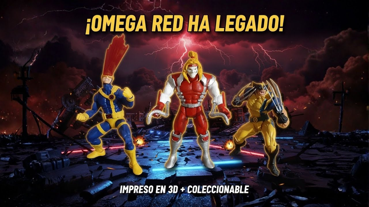 ¡Omega Red X-MEN Figura Impresa en 3D! Inspirada en la saga de juegos # ...