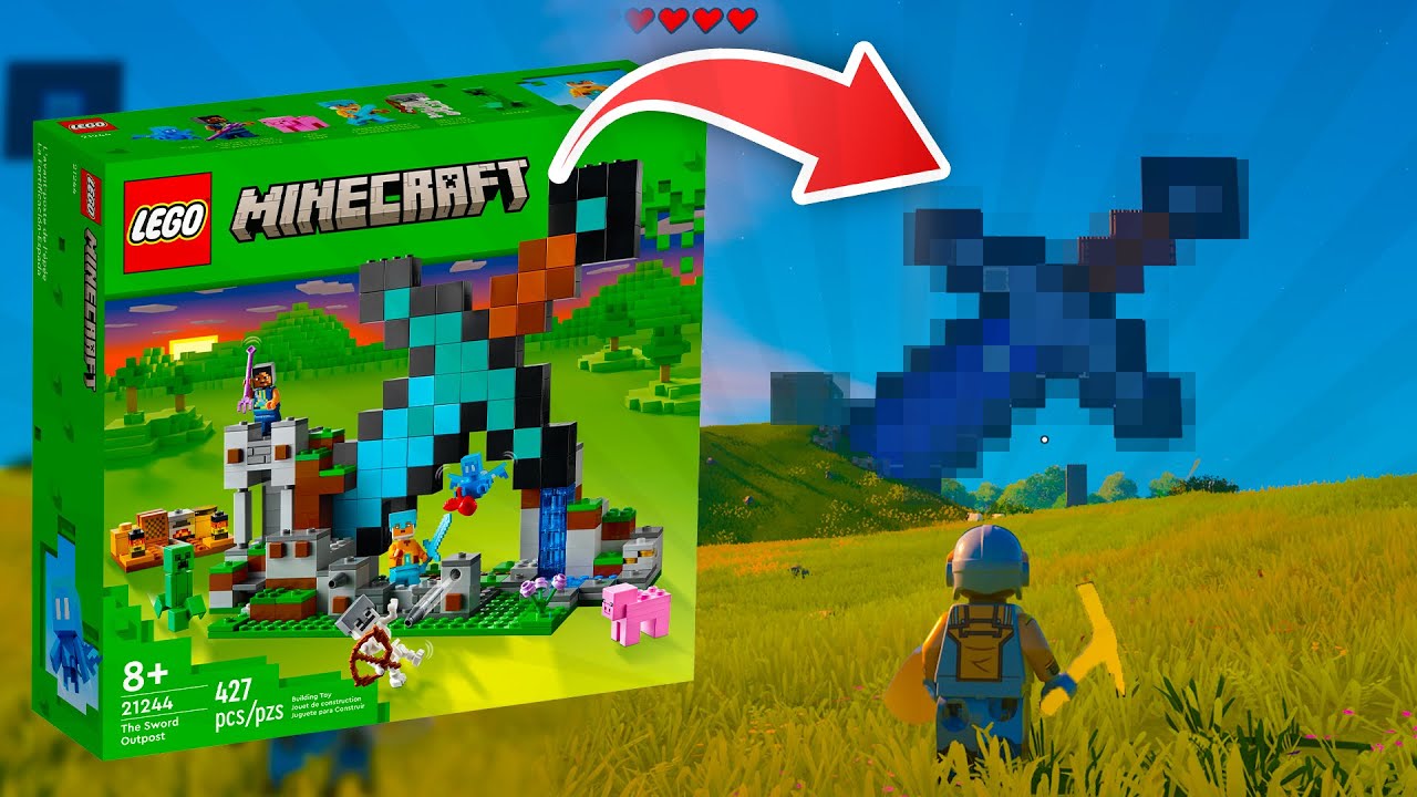 J'AI BUILD UN SET LEGO MINECRAFT DANS LEGO FORTNITE HARDCORE !! - YouTube