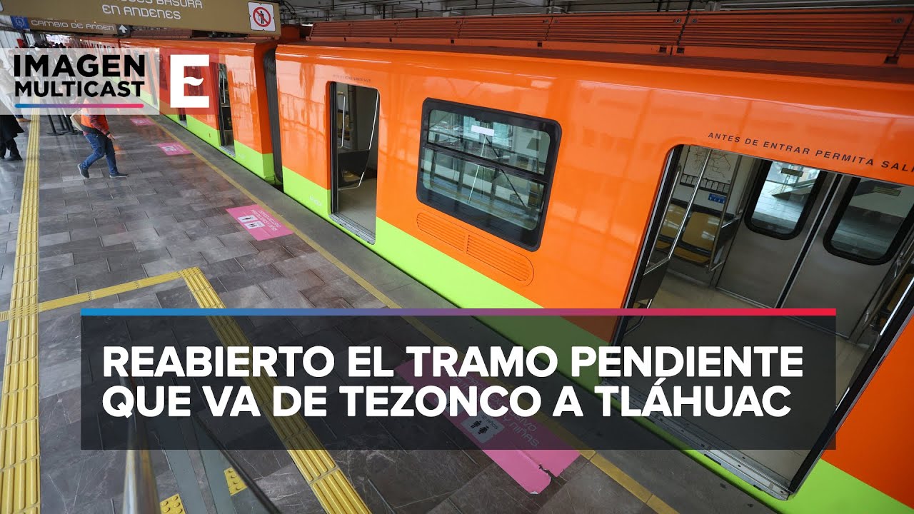 Abre completa la Línea 12 del Metro tras casi tres años - YouTube
