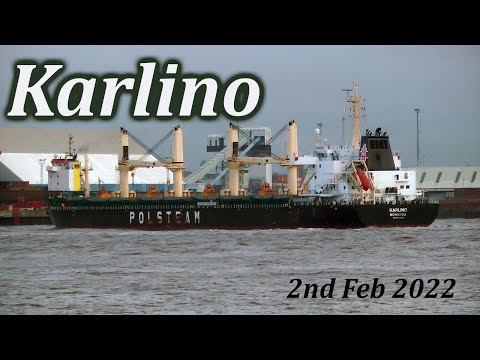 Karlino Bulk Carrier Arriving in Liverpool