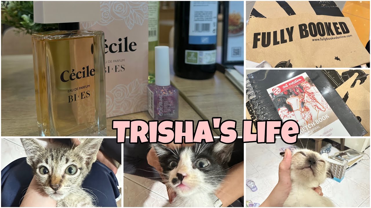 Trisha’s Life Part 3, my baby cats, new nails, yapping - YouTube