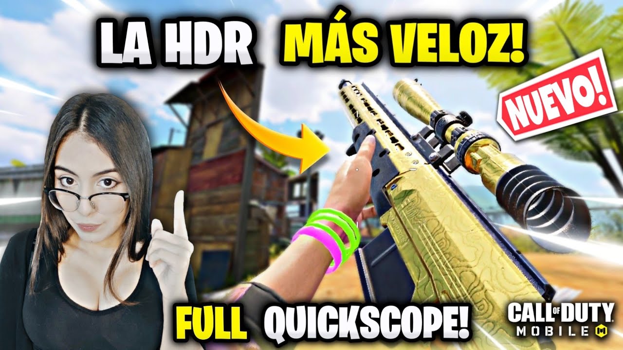 El NUEVO SNIPER *HDR* HA LLEGADO a COD MOBILE! | CLASE PARA APUNTAR Y ...