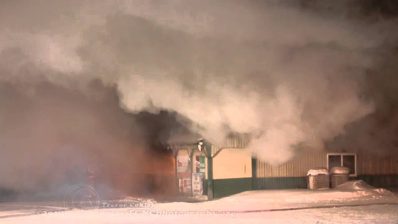 Structure Fire at Station 65 Bar and Grille Brunswick, Minnesota 2/7 ...