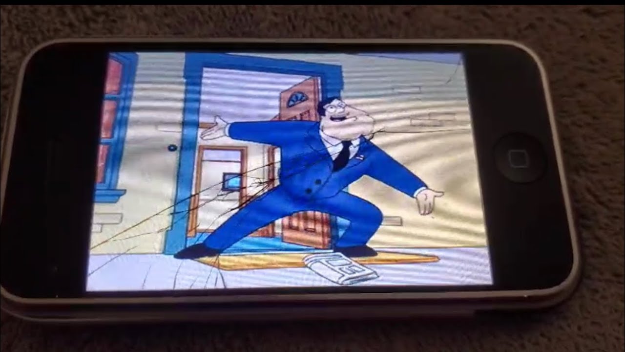 American dad Intro running on the first iPhone (iPhone 2G) - YouTube