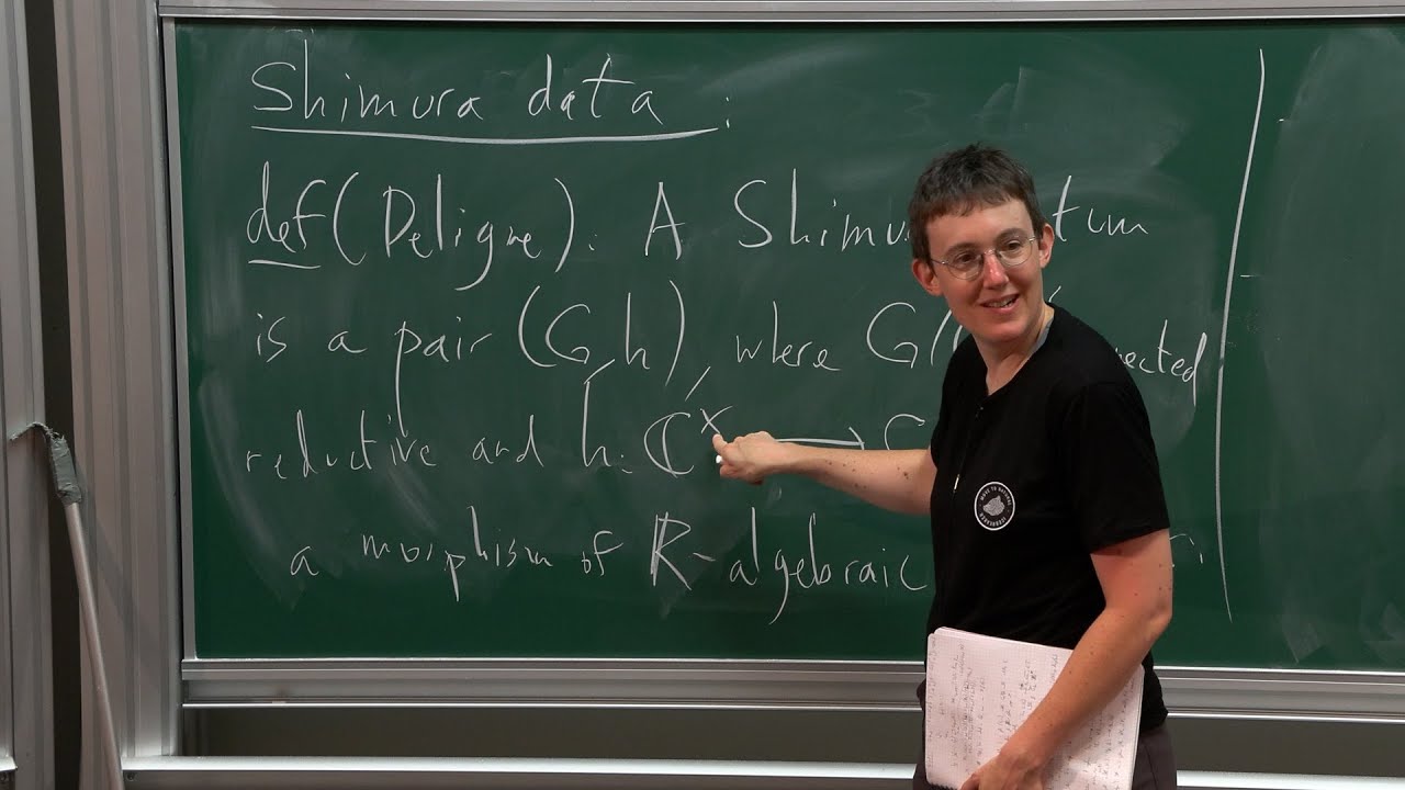 Sophie Morel - 2/3 Shimura Varieties - YouTube