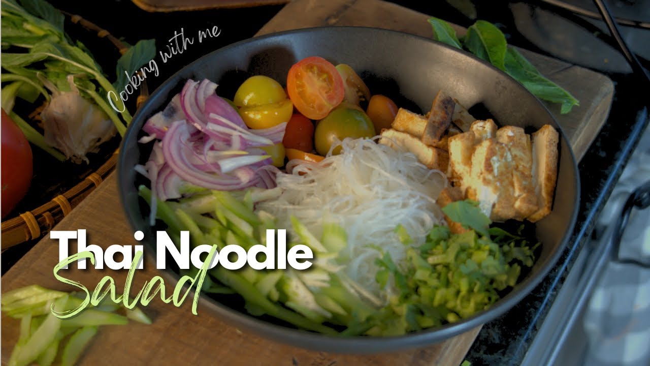 Thai Noodles Salad | No meat, no seafood | GF | ASMR cooking - YouTube