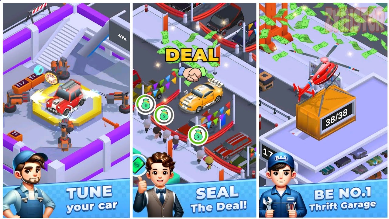 Thrift Garage: Idle Car Game - YouTube