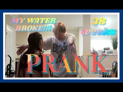 MY WATER BROKE PRANK ON MOM *ABSOLUTELY HILARIOUS* MUST WATCH | Jinger ...