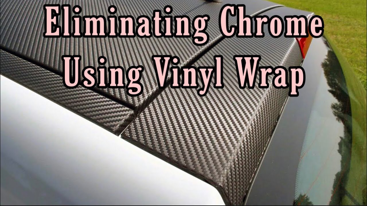 Chrome Delete With Vinyl Wrap. How To Use Vinyl Wrap On A Car. - YouTube