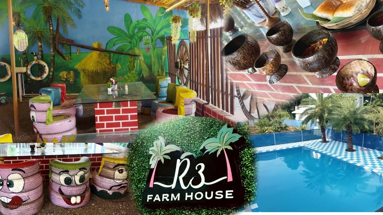Explore R3 Farmhouse & Cafe with Unique Interior Near Rajodi Beach They ...