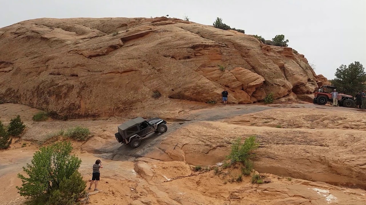 Jeep Wrangler on Tip Over Challenge - YouTube