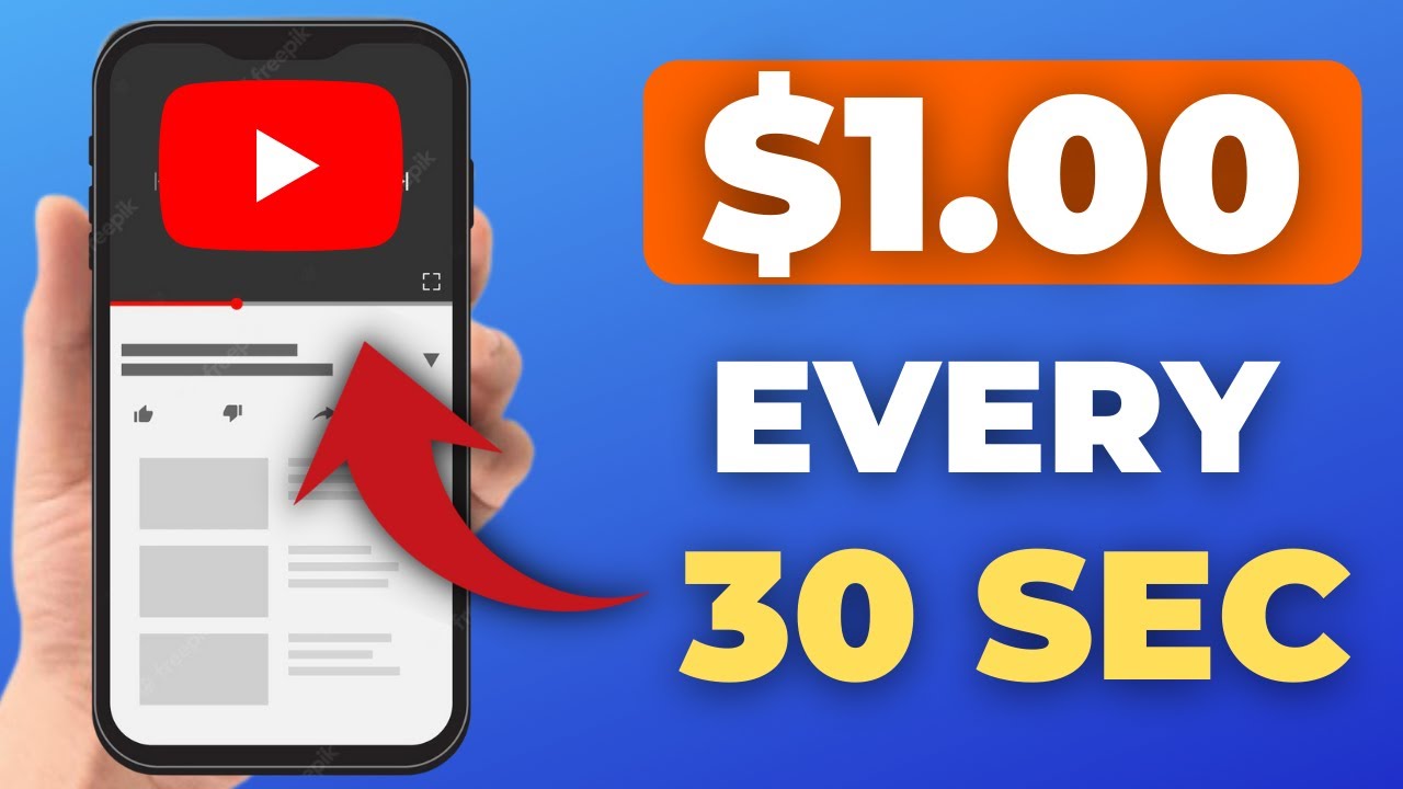 (*30 Sec = $1*) Make Money By Watching Youtube Videos (Make Money ...