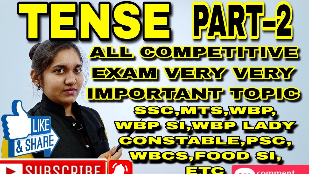 TENSE FOR ALL COMPETITIVE EXAM||PART–2 - YouTube