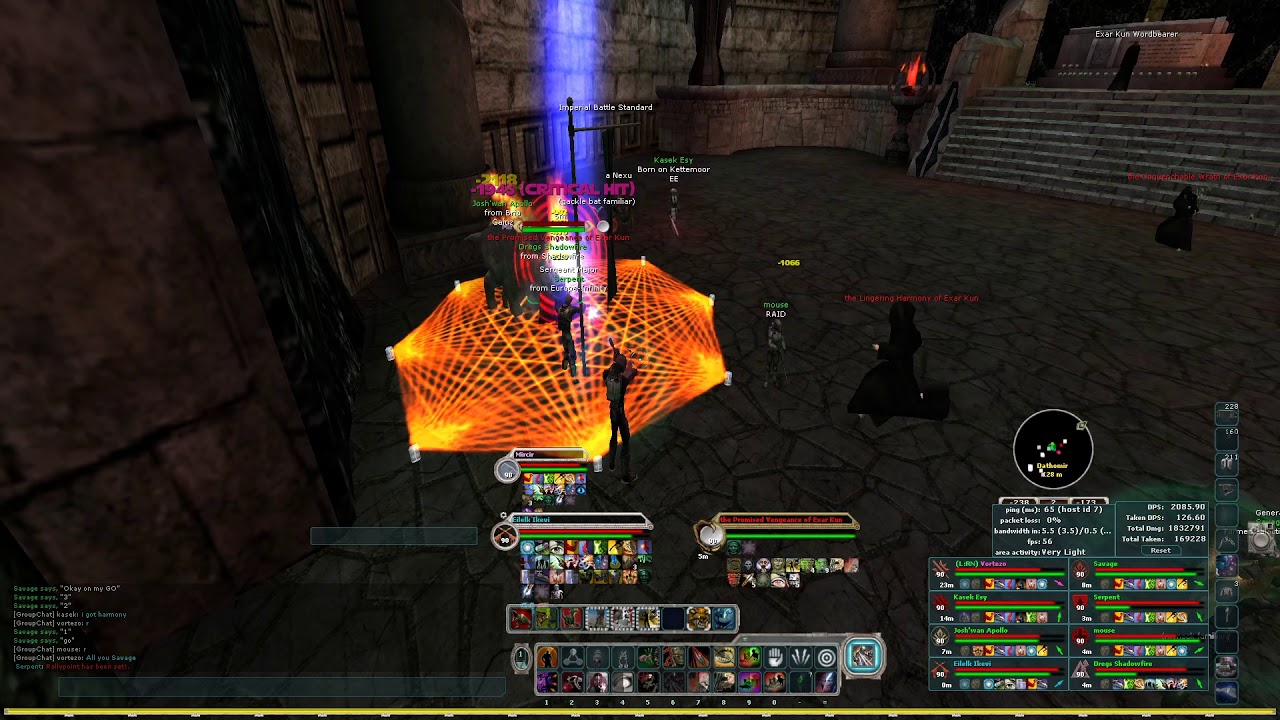 SWG Legends - Pets Used on Unquenchable - Exar Kun Heroic - YouTube