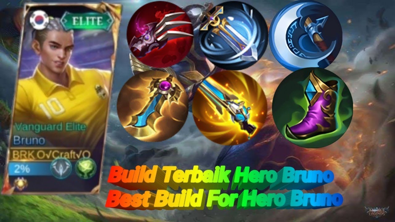 GAMEPLAY BRUNO MVP + CARA MAIN BRUNO TERBARU BUILD BRUNO TERSAKIT ...