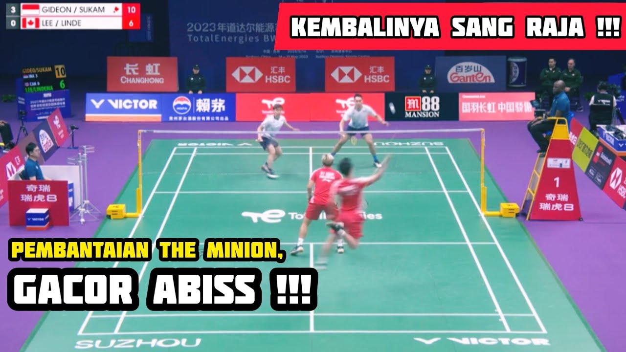 SUDIRMAN CUP 2023 - Kevin Sanjaya/Marcus Gideon vs Kevin Lee/Ty ...