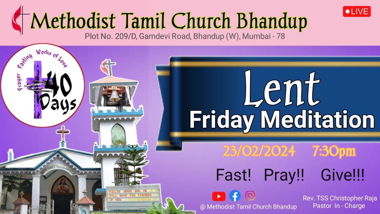 Lent Friday Service - 23rd February 2024 - YouTube