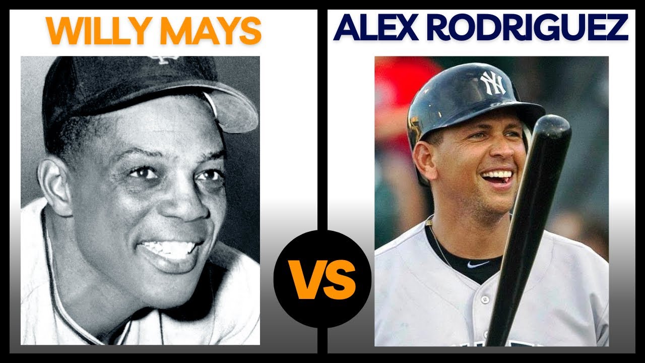 Alex Rodríguez o Willy Mays ¿ Quien ha sido el más completo ? #mlb # ...